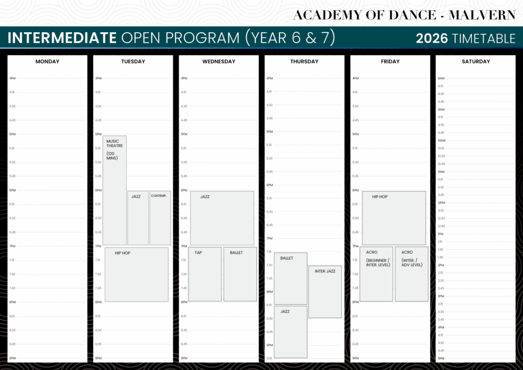Dance Open Classes | Australian Academy Of Dance